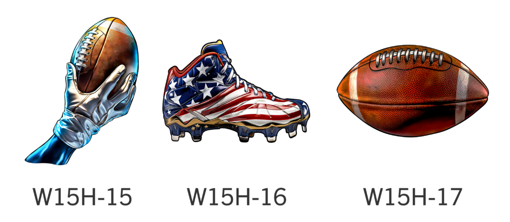 ALL NEW Football Apparel Design Layouts in Easy View - Transfer Express ...