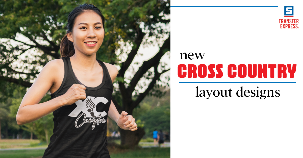 Cross Country Apparel Design Layouts ALL NEW in Easy View - Transfer ...