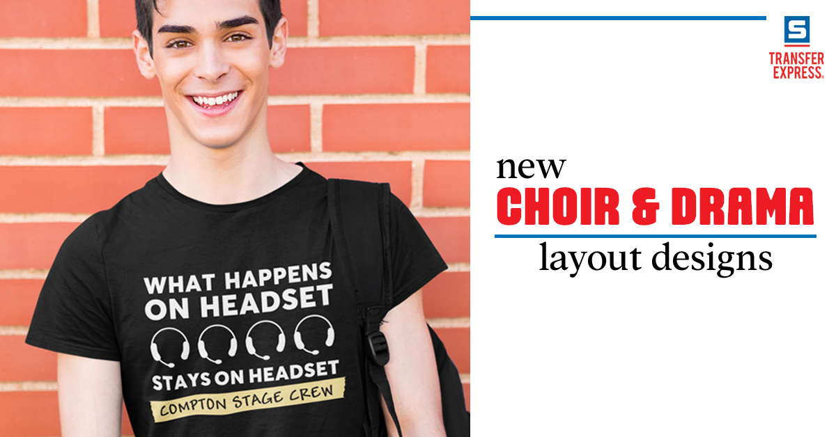 Choir & Theatre Apparel Design Layouts- ALL NEW in Easy View - Transfer ...