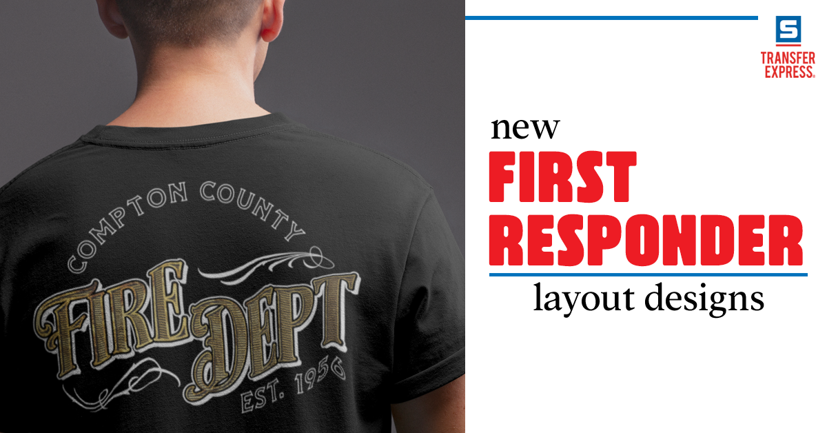 First Responder Apparel Designs- ALL NEW in Easy View® - Transfer ...