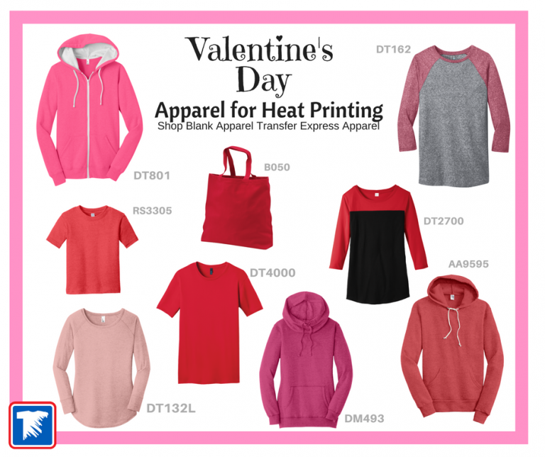 Lovely Inspiration for Valentine's Day Custom Apparel - Transfer ...