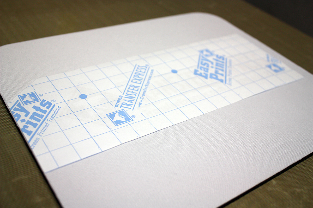 Heat Pressing Custom Transfers to Mouse Pads