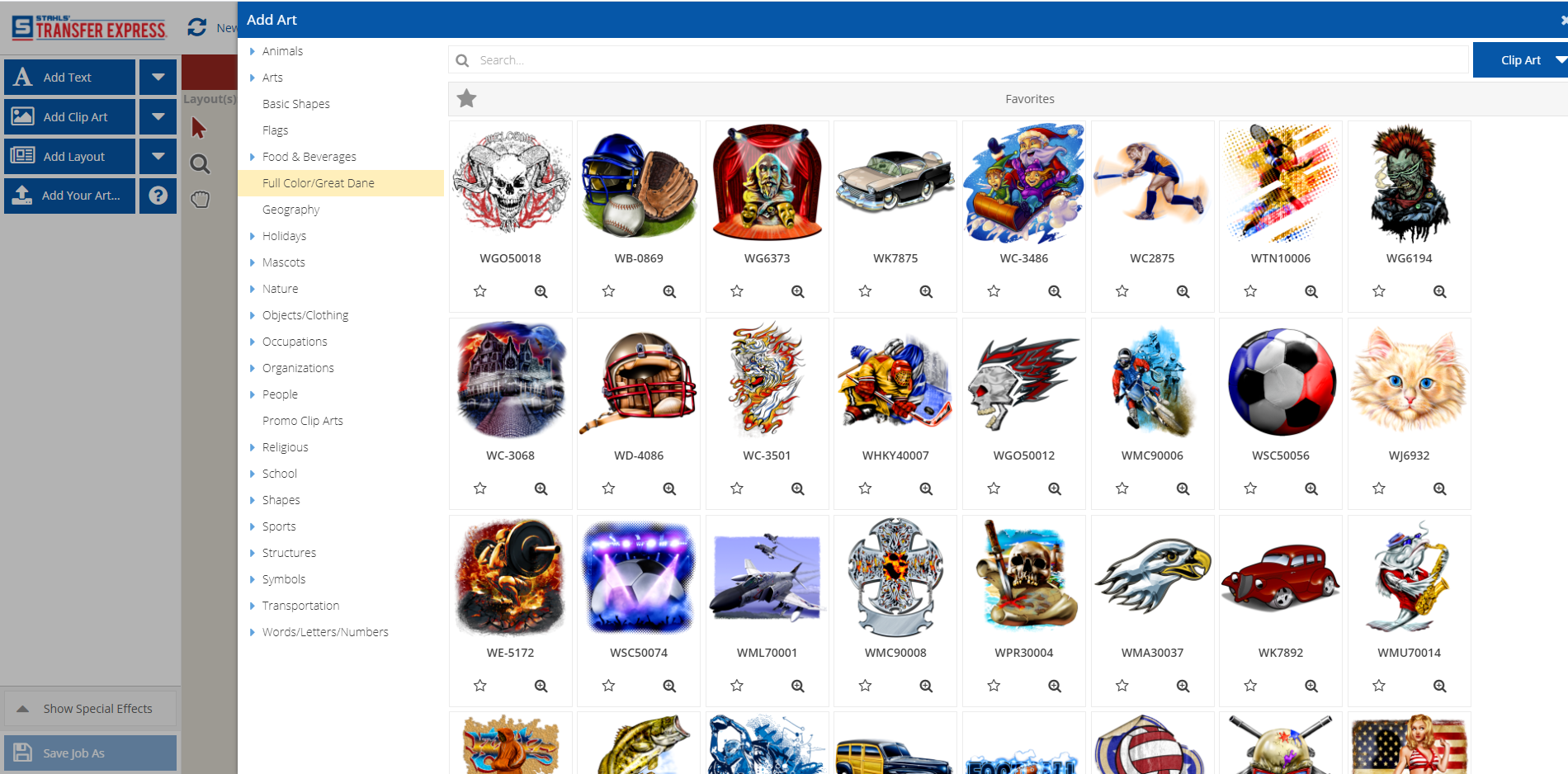 New Full Color Clip Art Compliments of Great Dane Graphics - Transfer ...