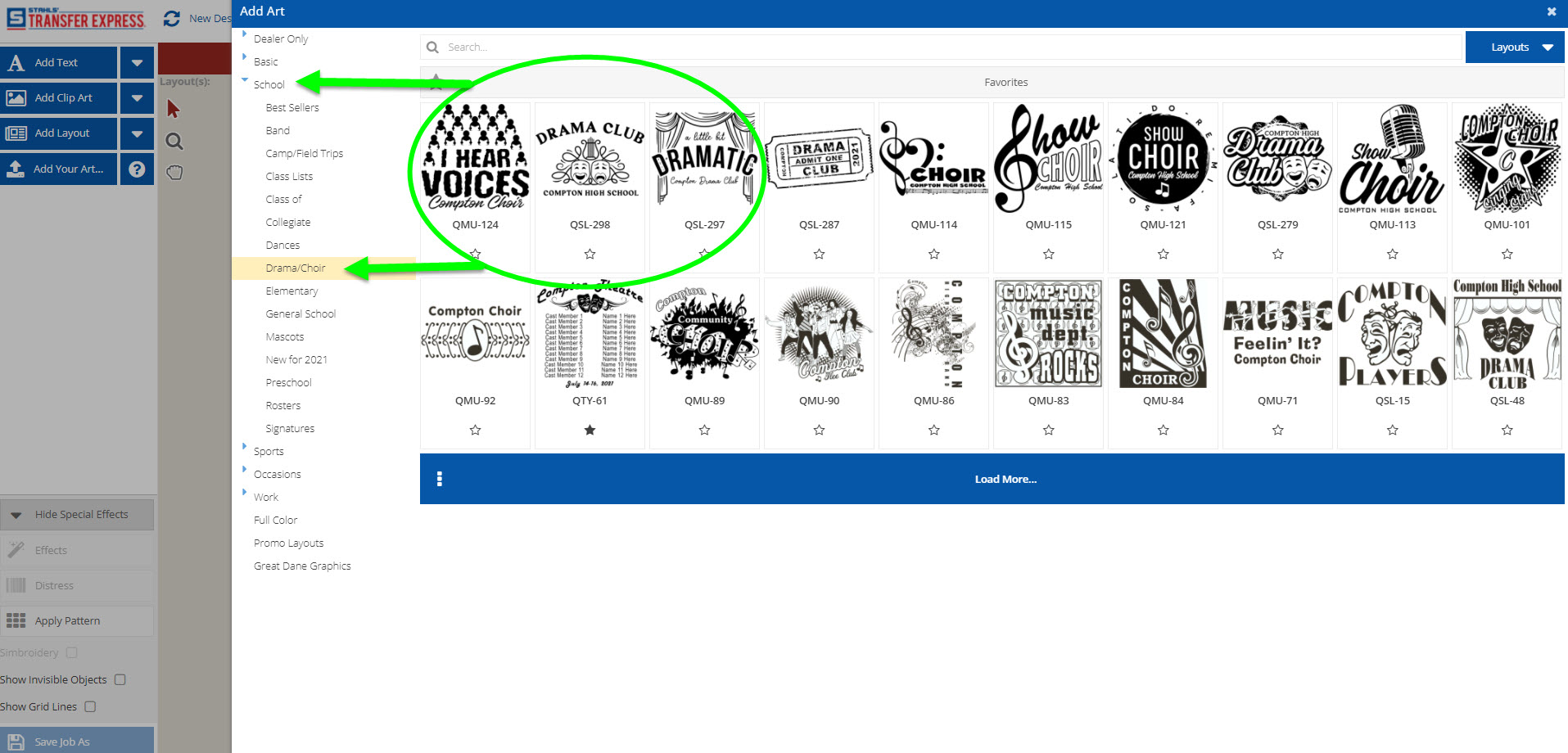 Let the Show Begin with 3 New Drama & Choir Designs - Transfer Express Blog