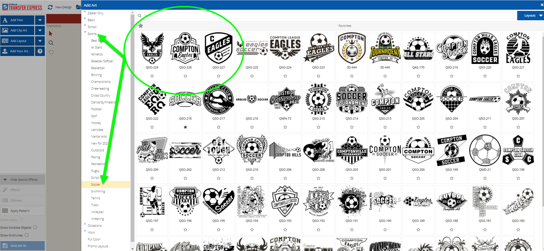 3 New Soccer Layout Designs for a Pro Look - Transfer Express Blog