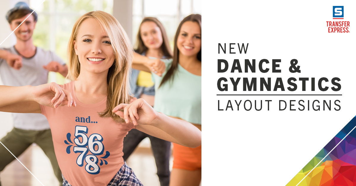 3 New Dance and Gymnastics Designs to Take Your Custom T-Shirts to the ...