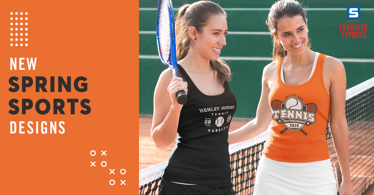 New Design Layouts to Customize for Spring Sports Apparel - Transfer ...