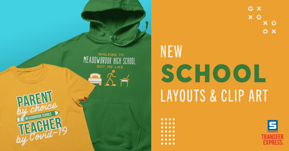 New School and Class Of 2020 Layouts to Customize - Transfer Express Blog
