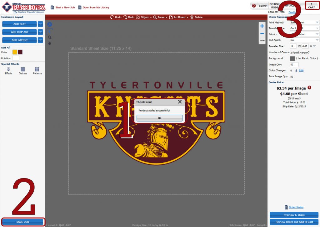 Creating a Quick Customization in Easy View