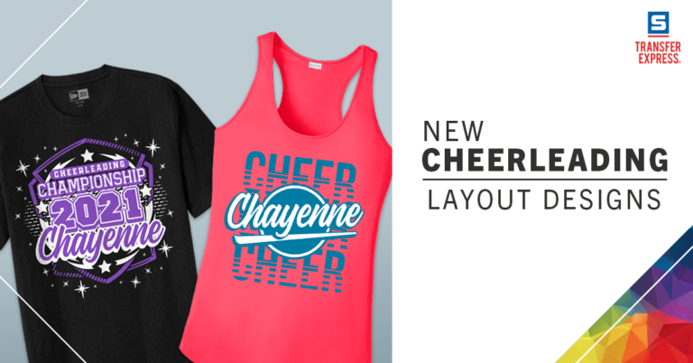 New Cheerleading Layout Designs - Transfer Express Blog