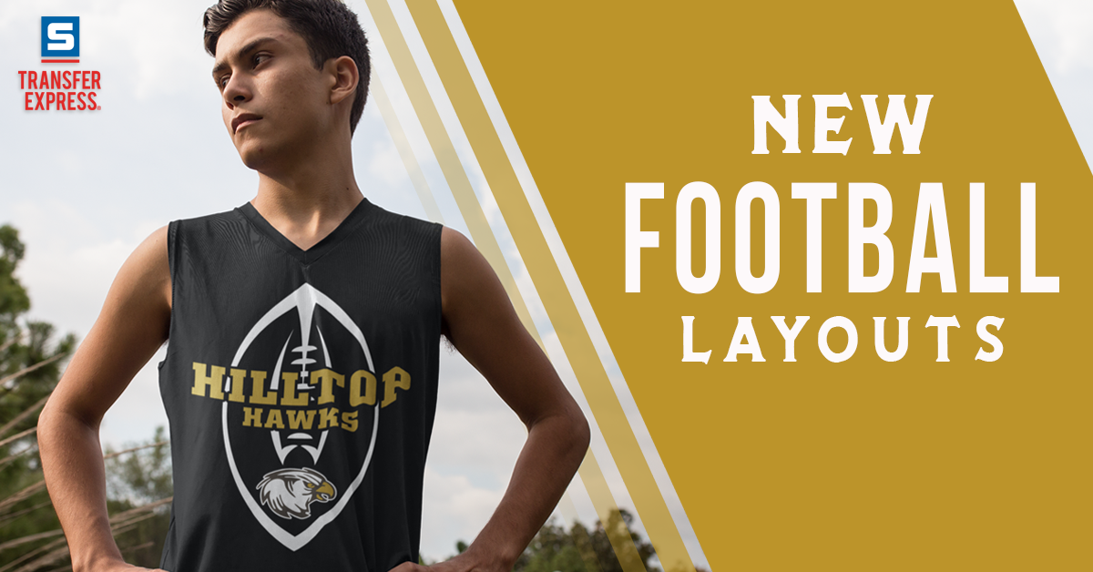 New Football Apparel Artwork to Customize - Transfer Express Blog