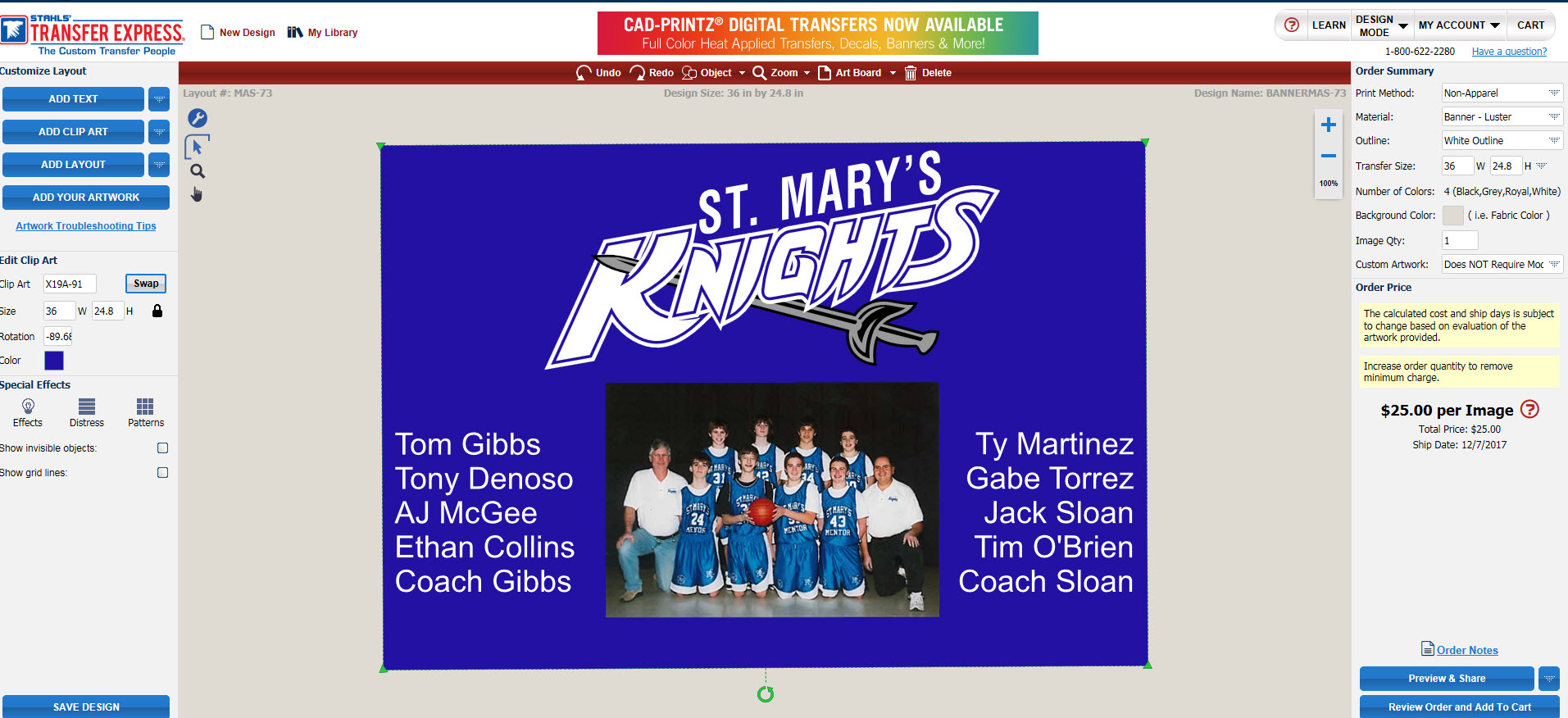 Create a Custom Banner in Easy View - Transfer Express Blog