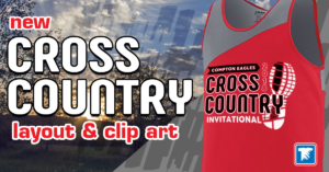 Gain the Lead with New Cross Country Clip Art and Layout - Transfer ...