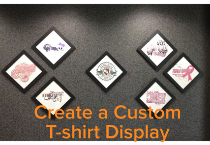 How to Make a Custom T-Shirt Display