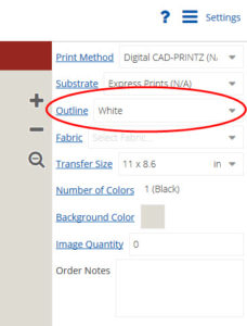 Full Color Transfers: White Outline vs No Outline - Transfer Express Blog