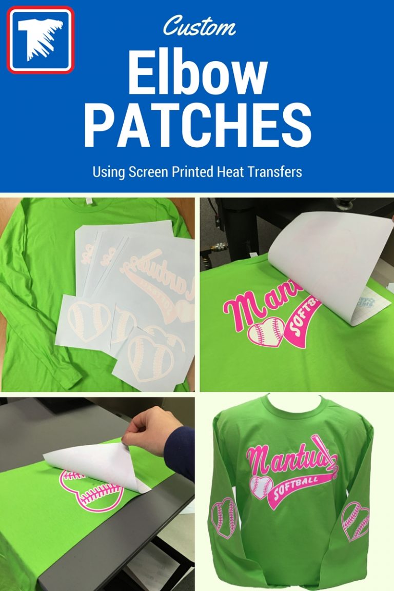 Custom Elbow Patches using Heat Transfers