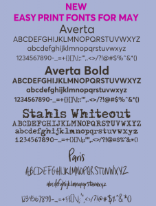 4 New Fonts in Easy View® You'll Absolutely Love - Transfer Express Blog