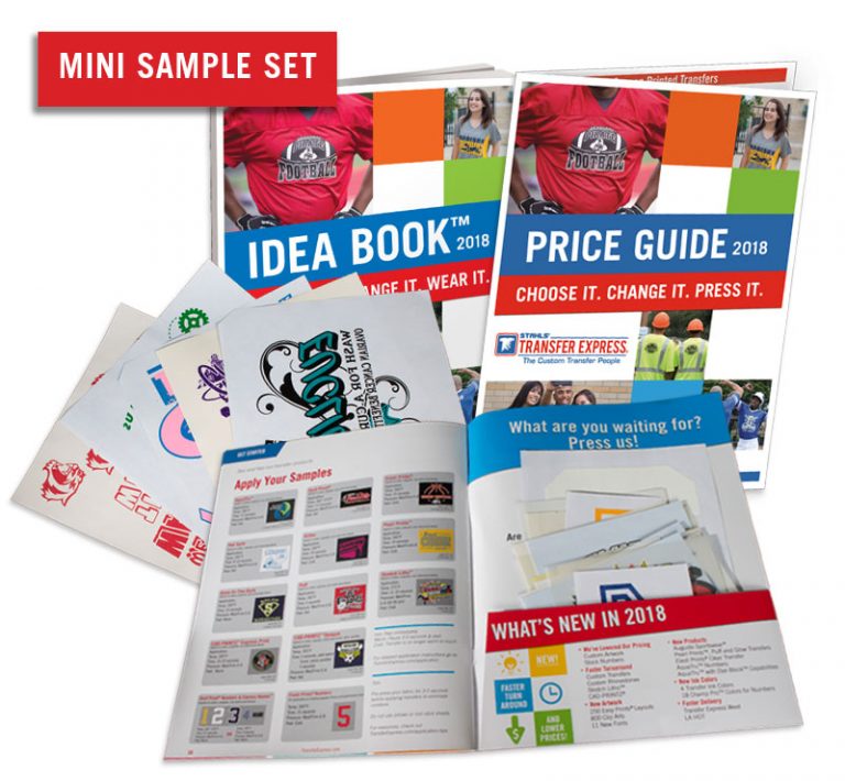 What is in the Free Custom Transfer Sample Pack? - Transfer Express Blog