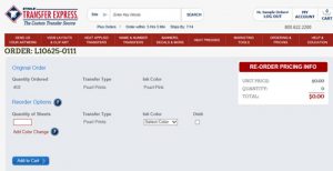 Reordering Custom Transfers Online