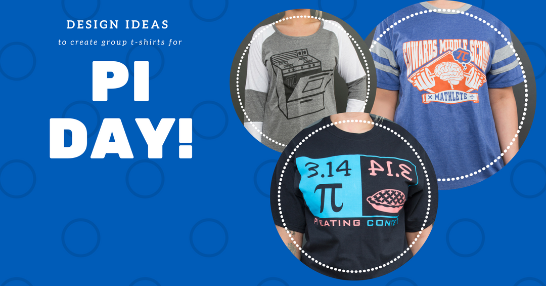 Pi Day T-Shirts by decorating with Easy Prints layouts and Easy View