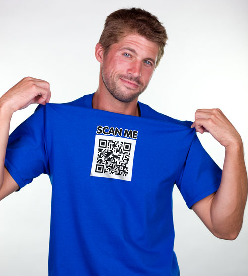 QR Codes on T-shirts Using Custom Transfers