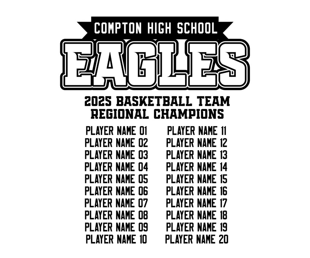 Team Roster T Shirt Design Layouts- ALL NEW in Easy View® - Transfer ...