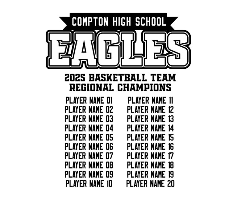 Team Roster T Shirt Design Layouts- ALL NEW in Easy View® - Transfer ...