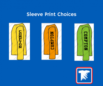 Adding A Sleeve Print to Your Custom Transfer Order