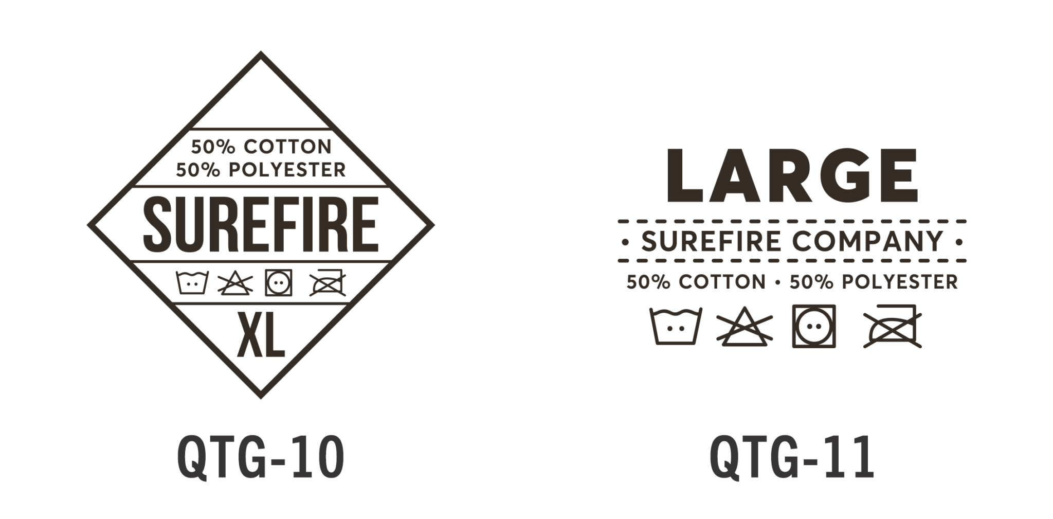 Brand Your Apparel with 4 New Shirt Label Designs to Customize ...