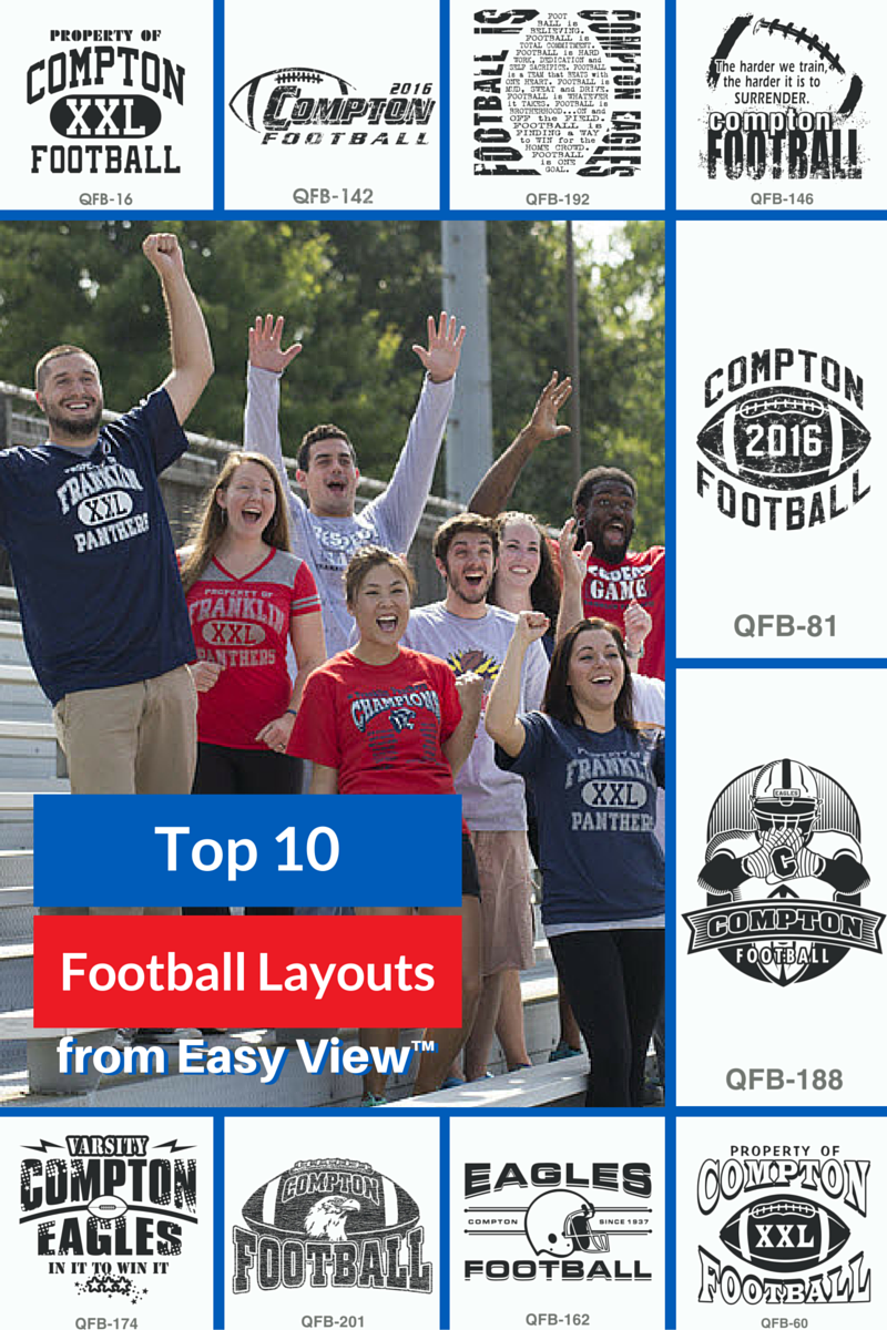 Top 10 Football Layouts from Easy View™ - Transfer Express Blog