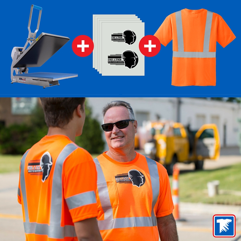 Decorating Safety Apparel with Heat Transfers