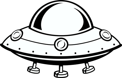 New Space, Alien & Robot Layout and Clip Art for Custom T-Shirt Art ...