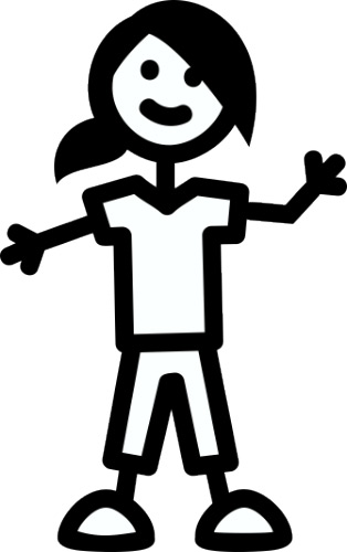 New Stick Figure Family and Doodle Clip Art for Custom T-Shirt Design ...