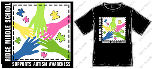 Custom T-Shirts For Autism Awareness Events