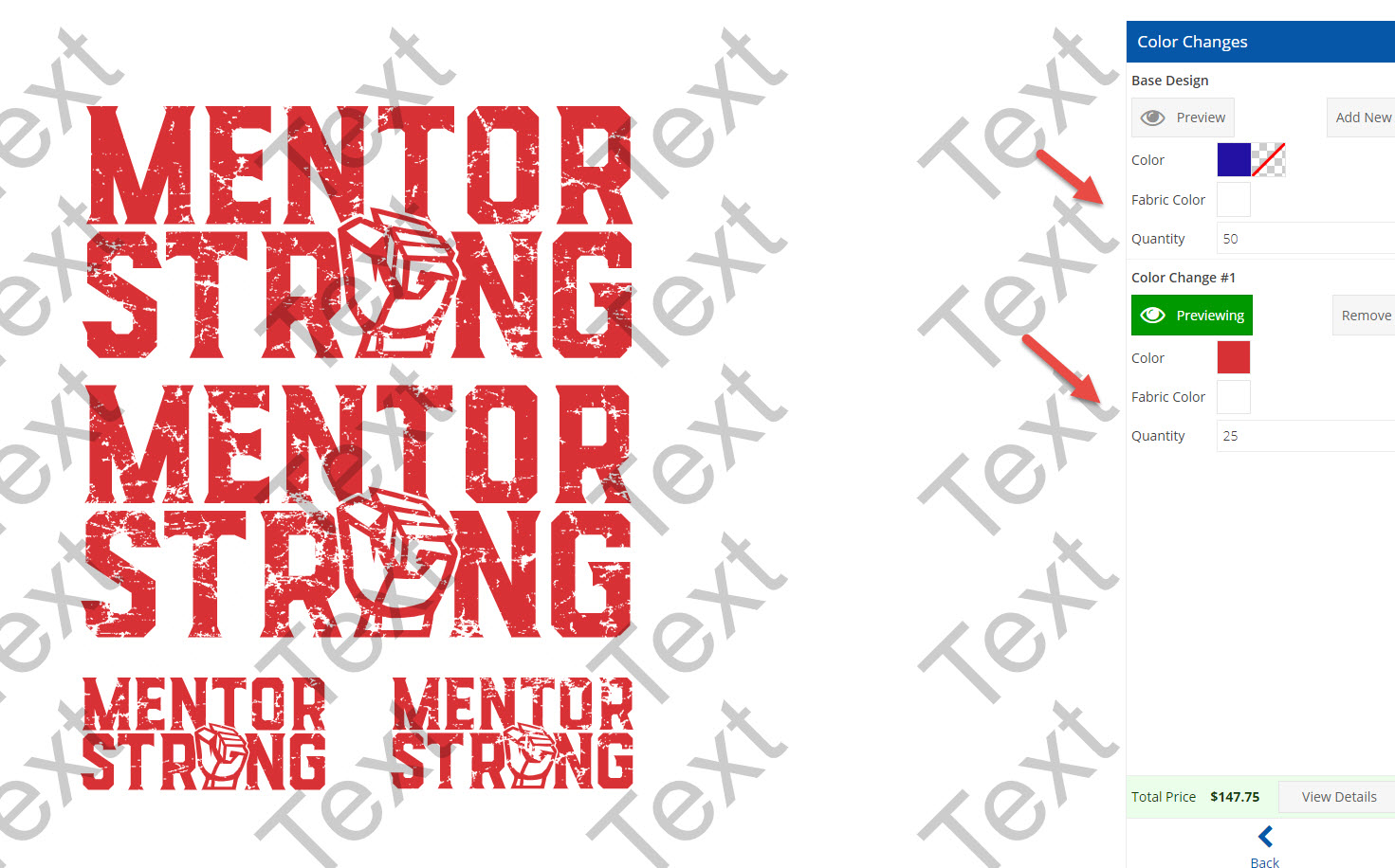 How to Order A Color Change in Easy View - Transfer Express Blog