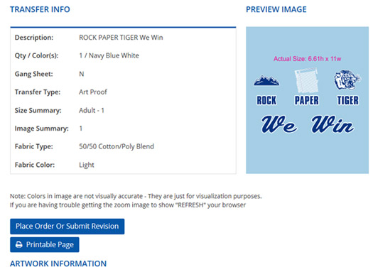 How the Custom Transfer Proof System Works