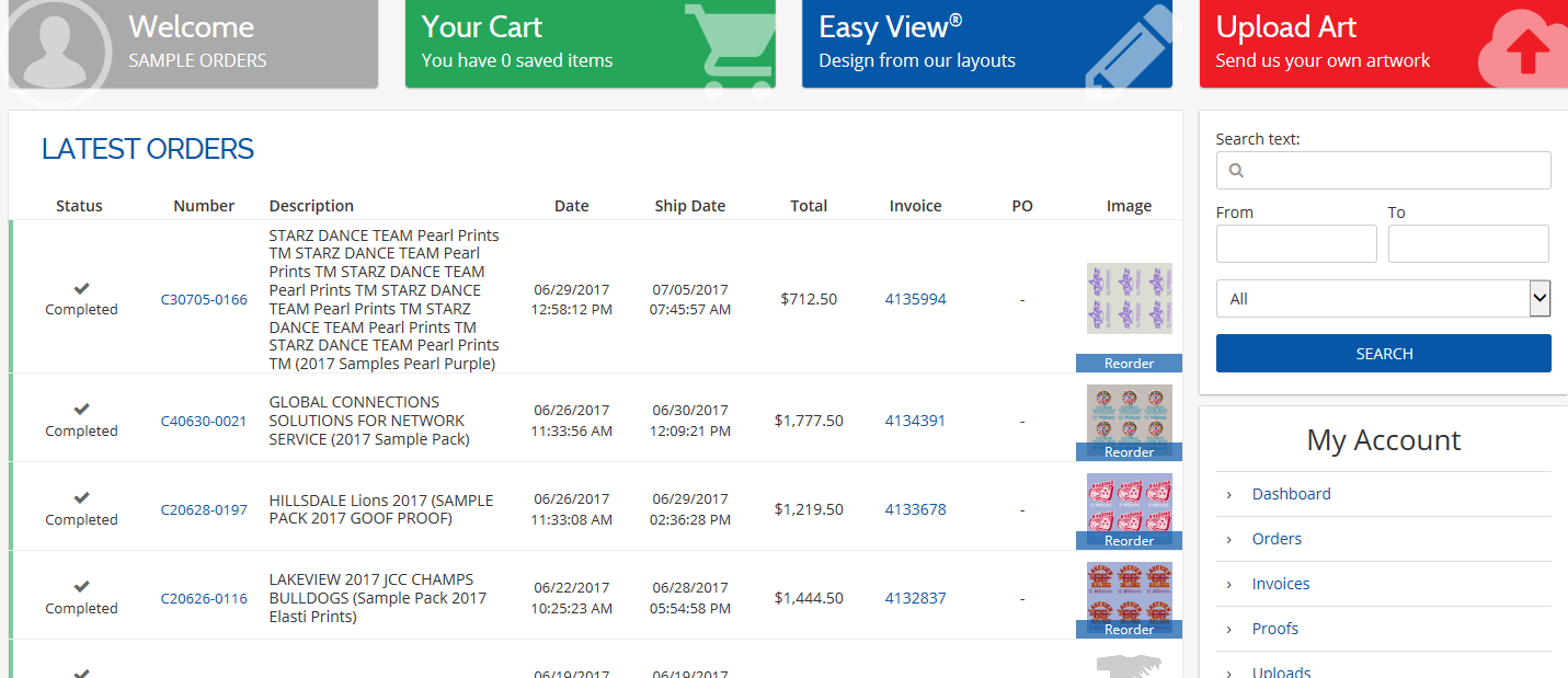 Placing A Custom Transfer Reorder is Easy