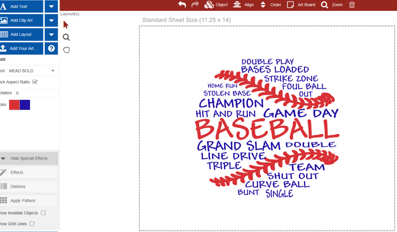 Creating Word Art in Easy View - Transfer Express Blog